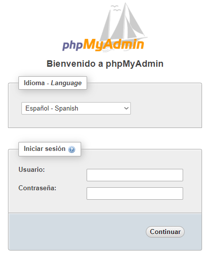 Panel de control web – Mesa de Ayuda 7500