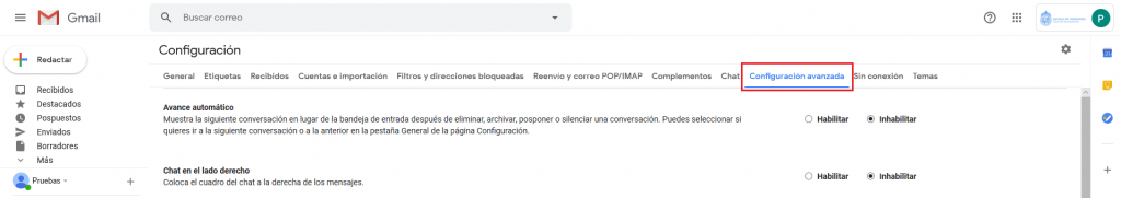 Vista Tipo Outlook - Mesa de Ayuda 7500