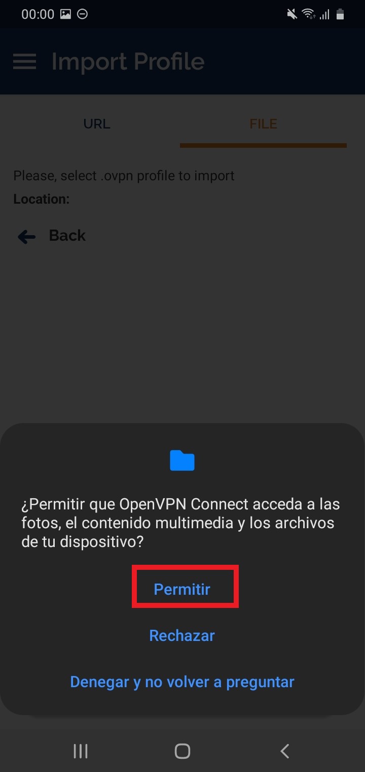 VPN (Virtual Private Network) - Mesa de Ayuda 7500