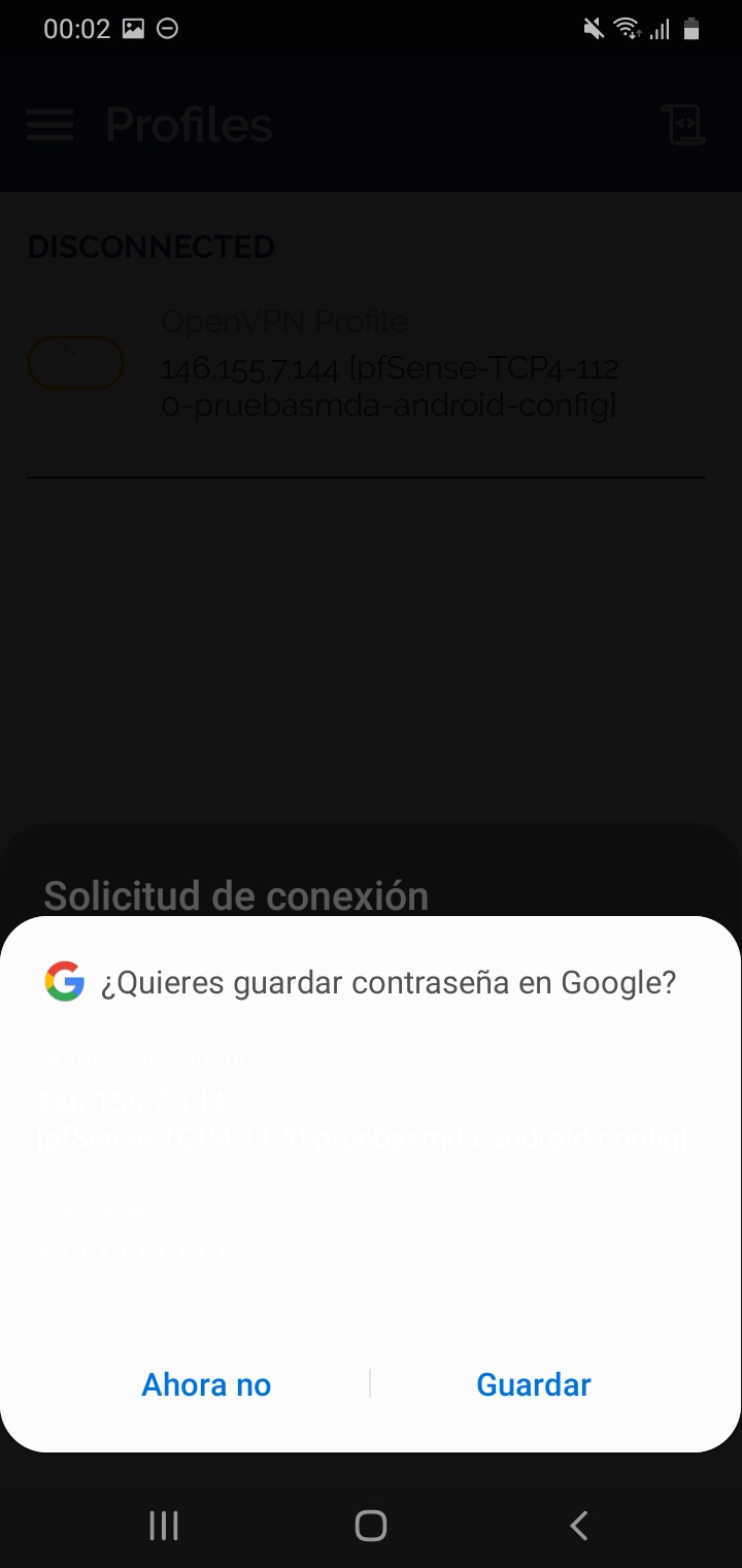 VPN (Virtual Private Network) - Mesa de Ayuda 7500